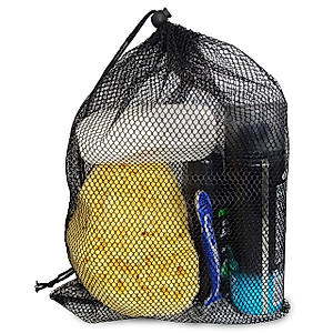 Real Sea Sponge for Men - Extra Large 6"-7", Totally Natural, Kind on Skin for an Invigorating Shower, Supplied in Breathable Mesh Bag. Great for The Gym, Grooming, Bath & Body Gift by Constantia Man