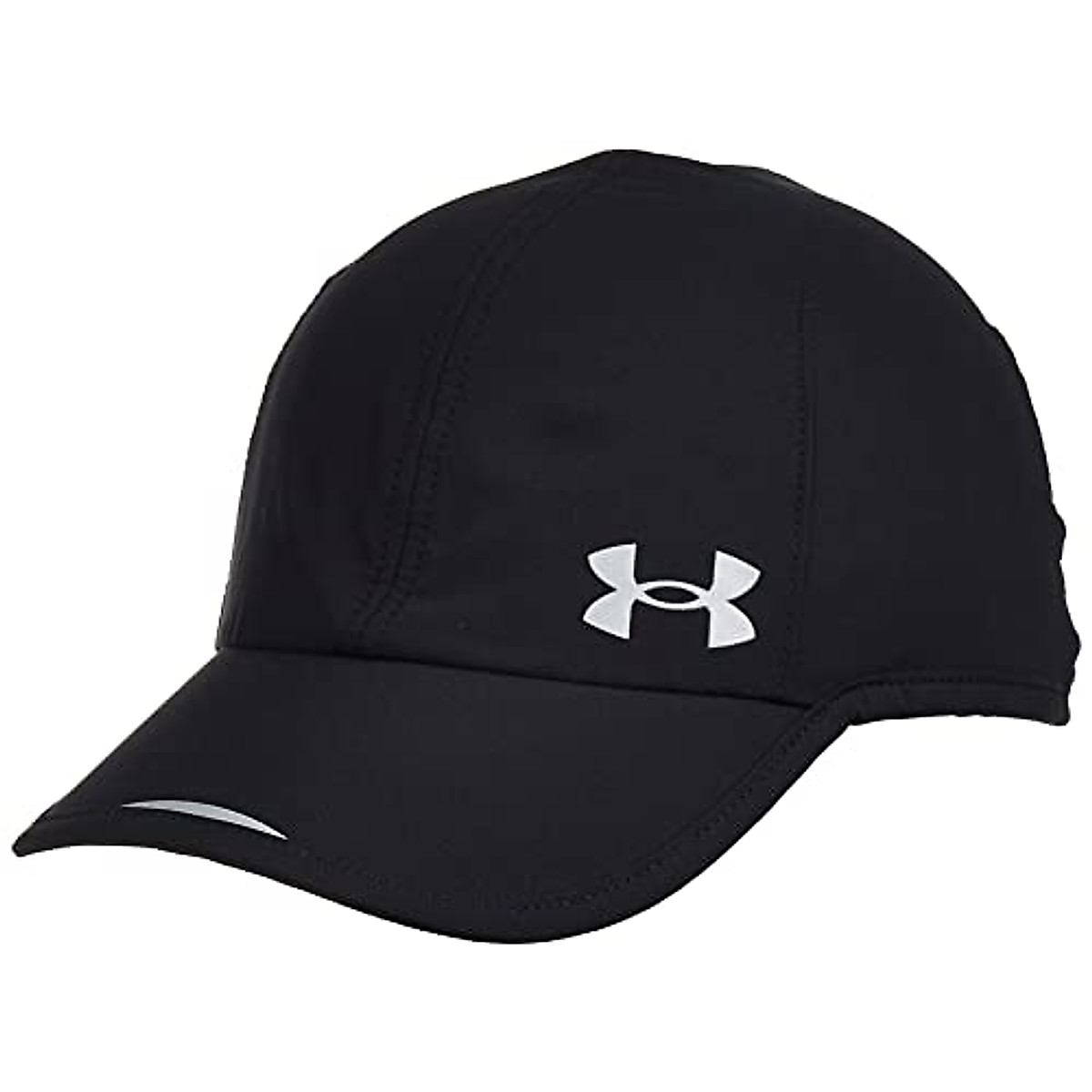 Under Armour Women's Launch Run Hat , Black (001)/Reflective , One Size Fits Most