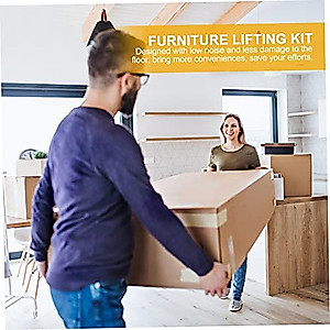 VILLCASE 1 Set Mover Moving Pulleys Home Moving Device Household Moving Tools Bed Moving Shifter Multipurpose Tool Furniture Moving Device Multitools Bracket Rubber Wheel Dolly