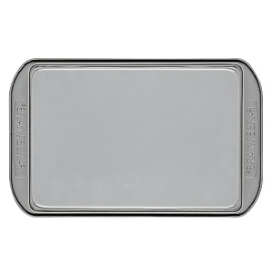 Farberware Nonstick Bakeware Baking Pan With Lid / Nonstick Cake Pan With Lid, Rectangle - 9 Inch x 13 Inch, Gray