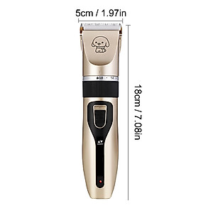 TITA-DONG Heavy Duty Pet Grooming Clippers Kit, Ceramic Material, Low Noise, Suitable for Small Dogs, Cats, Birds, and More