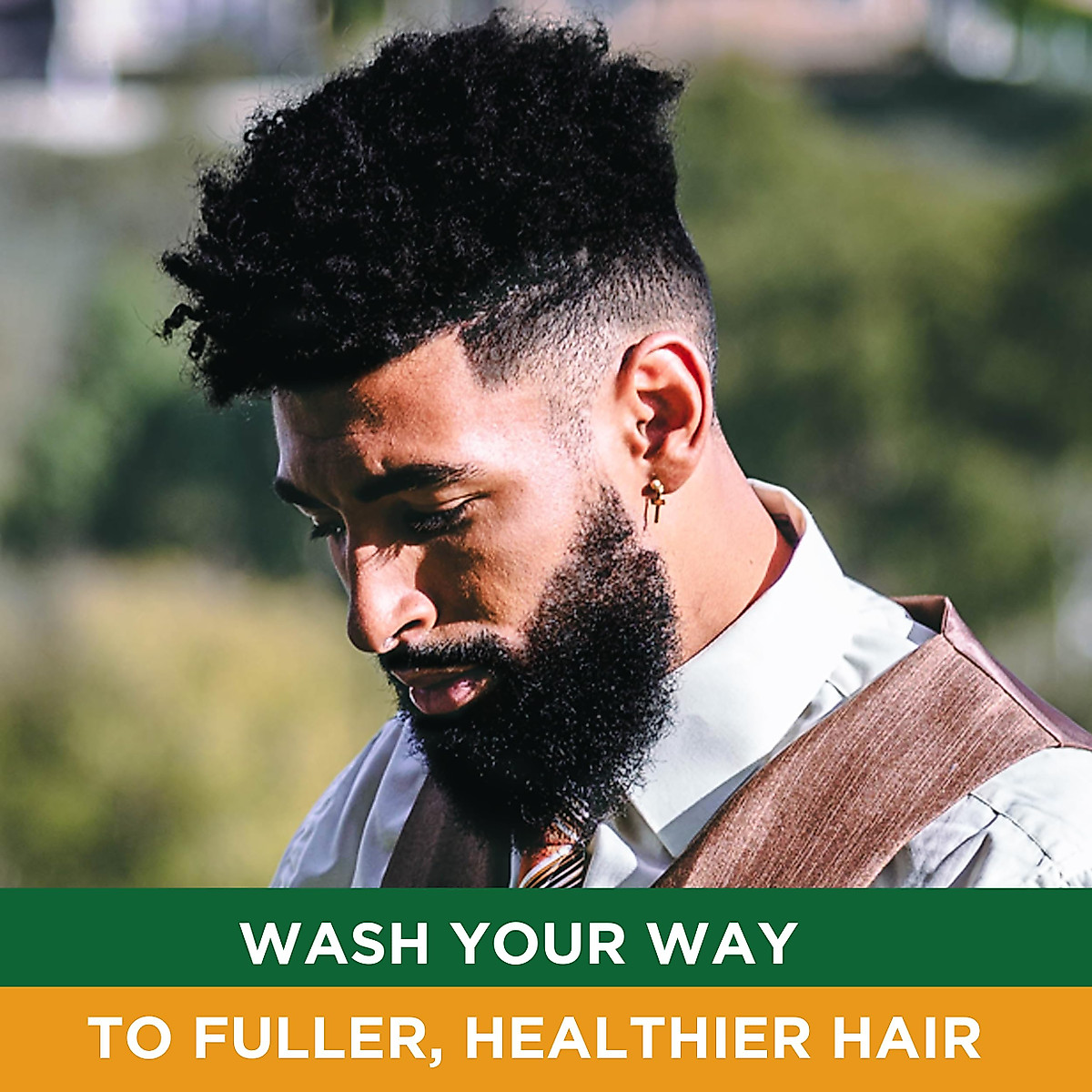 Clubman Country Club Shampoo, Enriched with Panthenol, The Natural Hair Thickener, pH Balanced, Proteinized with Polypeptides, 16 fl. oz.