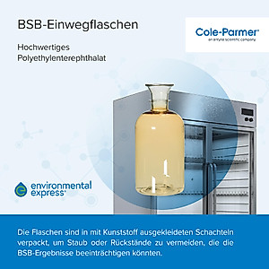 Environmental Express AO-53200-02 Disposable BOD Bottle, 300 mL (100 Pack)