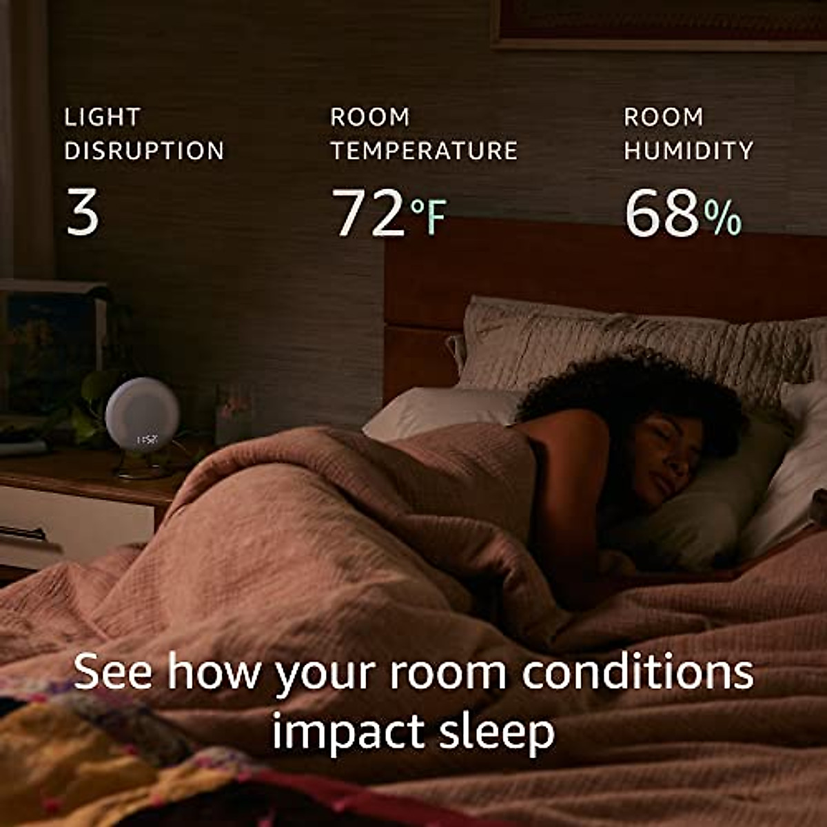 Introducing Amazon Halo Rise - Bedside Sleep Tracker with Wake-up Light and Smart Alarm