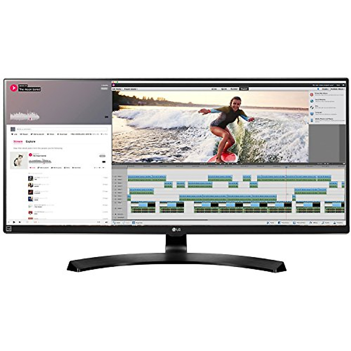 LG 34UM88C-P 34-Inch 21:9 UltraWide QHD IPS Monitor with USB Quick Charge
