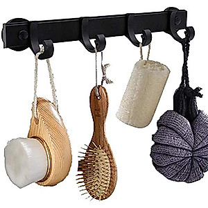 Magnetic Hook Rack Kitchen Tool Hanger Organizer -Adjustable Hook Rail - Strong magnets - for Refrigerator,Metal Cabinet,Stove,BBQ,dishwasher,Grills - No installation tools required（No cleaning brush）