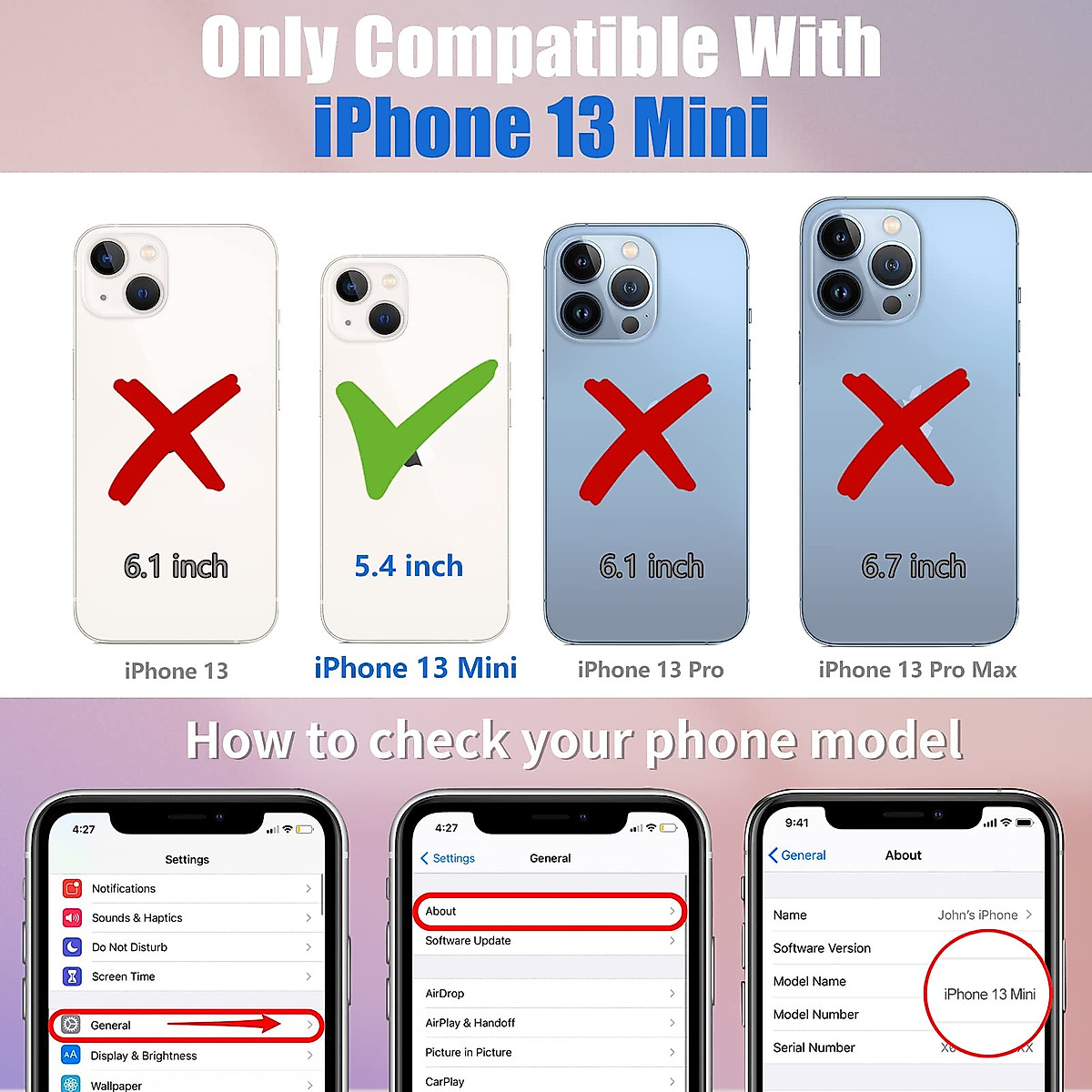 Coralogo for iPhone 13 Mini Case Cute Cartoon Malio Japanese Game Character Funny Cover Red Mushroom Designer Cool Fun Men Teens Boys Bumper Phone Cases Clear Design for iPhone 13 Mini 5.4"