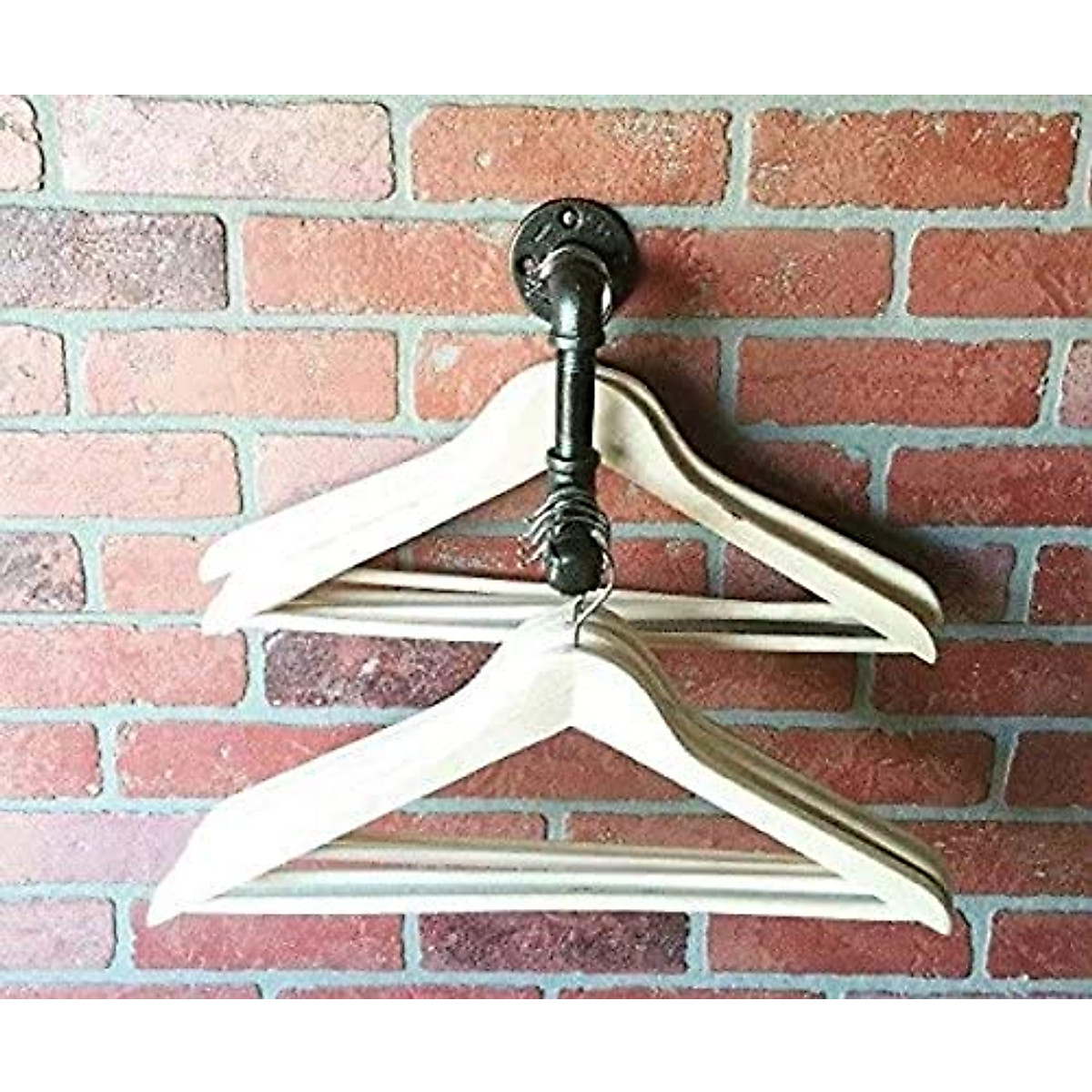 Ironwerks Designs 6" Pipe Wall Rack Clothing Rack, Closet Organization, Retail Display