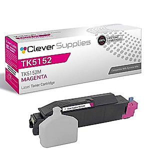 CS Compatible Toner Cartridge Replacement for Kyocera-Mita TK5152 TK5152M Magenta ECOSYS M6035cidn ECOSYS M6535cidn ECOSYS P6035cdn Magenta