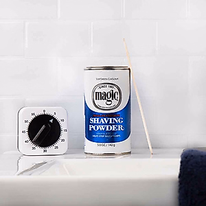 Soft Sheen Carson Magic Regular Strength Shaving Powder Blue 5Oz/142G by Magic