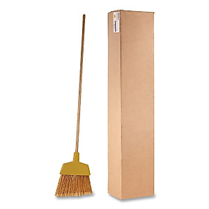 Boardwalk 932ACT Angler Broom, 53 Handle, Yellow, 12/carton