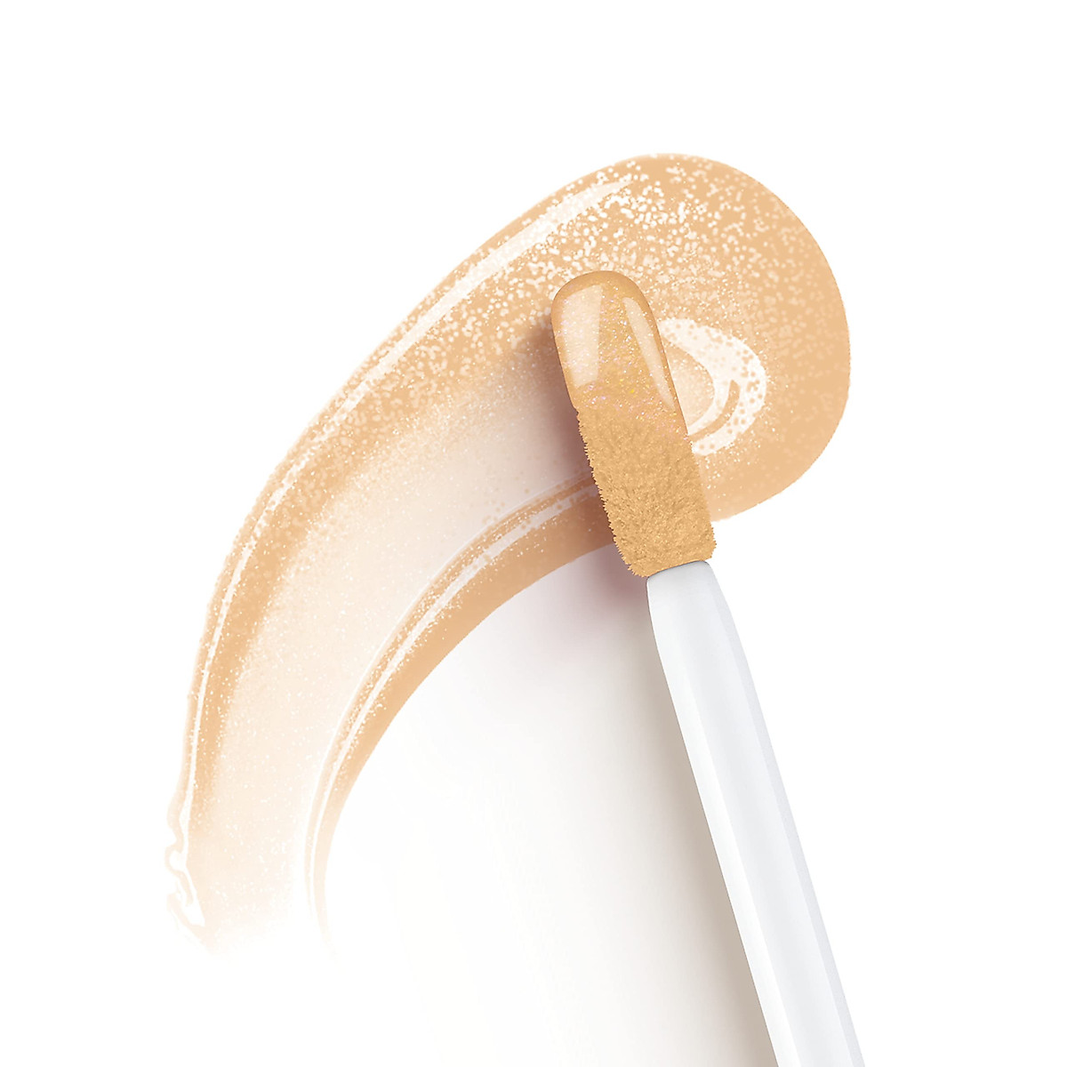 Rimmel Stay Plumped Lip Gloss, 801 Angel Shimmer, Pack of 1