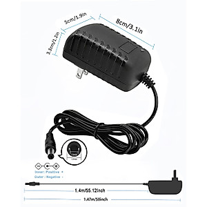 MTYTOT 5V 3A DC Power Supply Adapter AC 100V~240V to DC 5V Power Supply 3A 15W Converter AC Adapter 5.5X 2.5mm Plug 5Volt 3Amp 2A 1A Power Adapter for 5V LED Lights Security Camera Security System