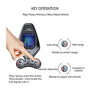 Bluetooth 5.0 FM Transmitter for Car, QC3.0 & TFT Colorful Display Wireless Bluetooth FM Radio Adapter Four Music Player Mode/Car Kit，Hands-Free Calls Support TF Card/U Disc Aux Input/Output