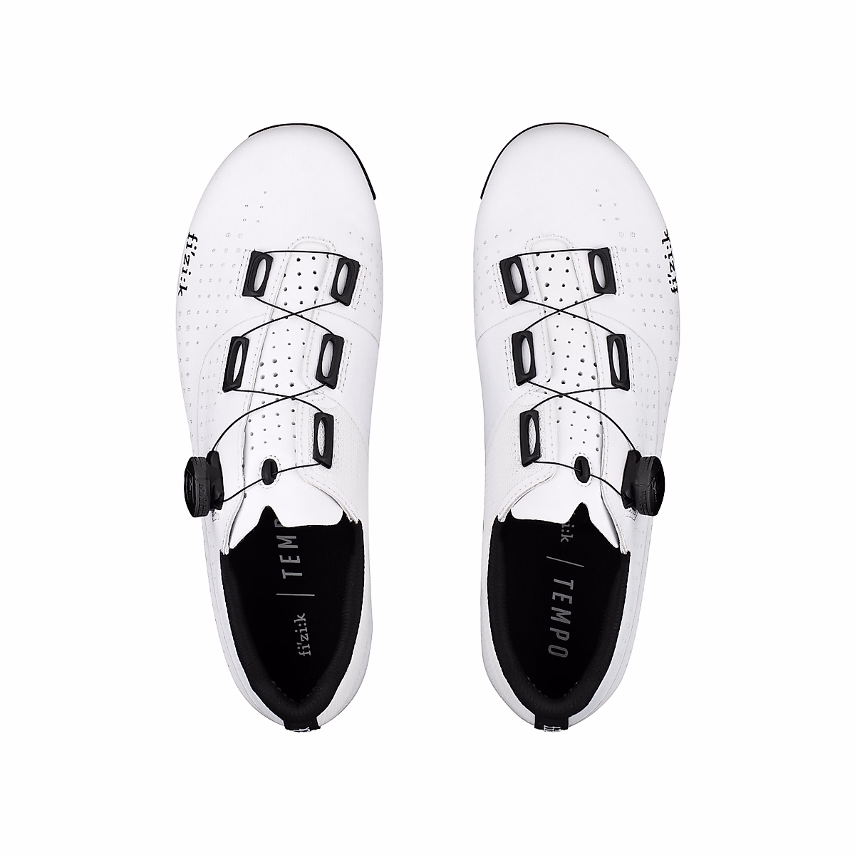 Fizik Unisex Overcurve R4 Wide Road Cycling Shoes, White, 10.5-11 US Men