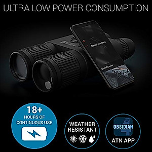 ATN Binox 4K Day&Night Smart Binoculars, Black, 4-16X