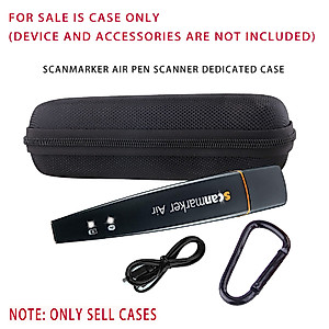 JINMEI Hard EVA Dedicated Case for Scanmarker Air Pen Scanner OCR Digita Highlighter and Reading Pen Case