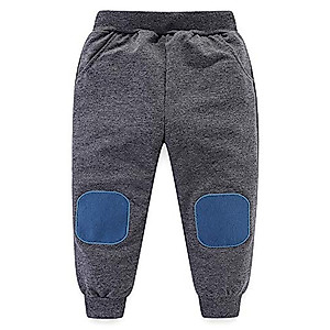 BOMDEALS Cute Valentines Sweatsuit for Toddler Boys - Kids Cartoon Pentacle Dinosaur Printed Long Sleeve Top Pants Outfits(Navy,110,315)