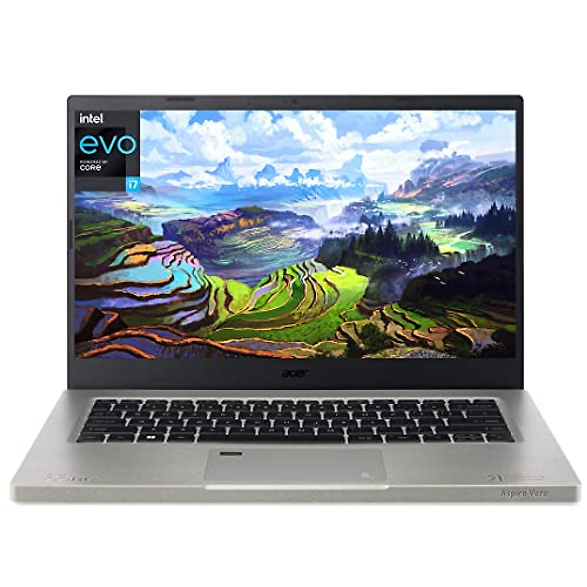 Acer Aspire Vero 14" FHD Slim Laptop, EVO 10-Core Intel i7-1255U, Thunderbolt4, Wi-Fi 6E, Backlit KB, Fingerprint, 1080p Wabcam, Bluetooth 5.1, Win11, w/Mousepad (16GB RAM | 1TB SSD)
