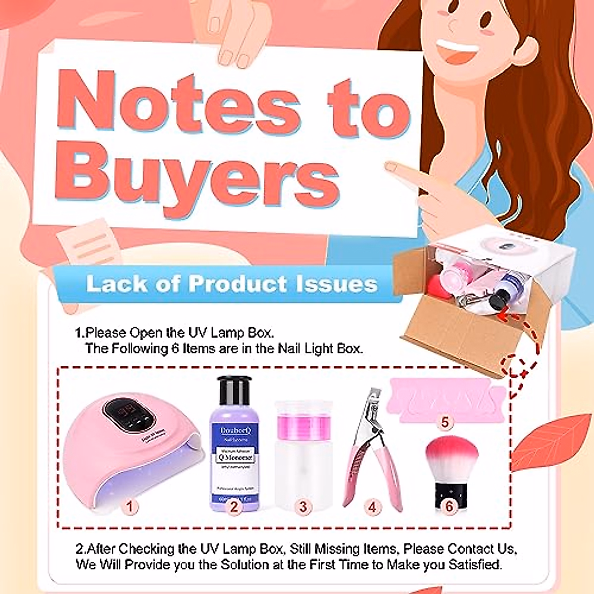 Acrylic Nail Art Kit-Nail Art Manicure Set Acrylic Powder Brush Glitter File French Tips U V Lamp Nail Art Decoration Tools Nail Drill kit for beginners with everything at home