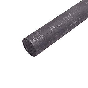 CGjiogujio 1pcs Diameter 25mm Length 200mm 99.99% Graphite Electrode Cylinder Rod