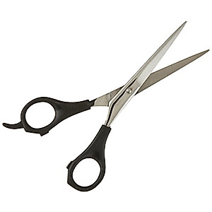 Tamsco Bird Feather Scissor 6-Inch Plastic Handle Stainless Steel Plastic Molded Handles Beveled Edge Micro Serrated Blades Great for Grooming Bird Feathers