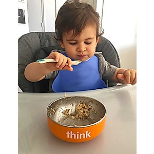 Thinkbaby Low Rise BPA Free Baby Bowl (Orange)