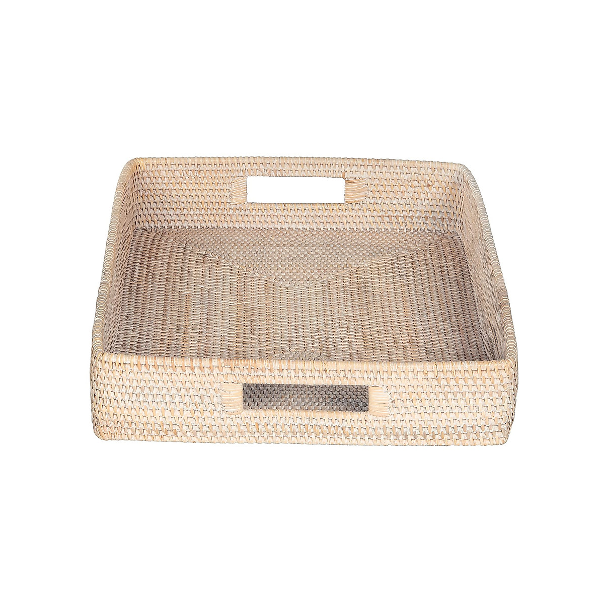 KOUBOO 1020048 Laguna Serving Tray, Off-White/Latte