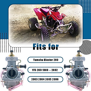 Blaster 200 Carburetor & Fuel Switch Valve Petcock Fits for Yamaha Blaster 200 YFS 200 Carburetor Carb Carby 1988-2006