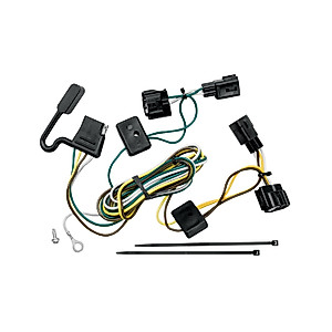Tekonsha 118409 T-One® T-Connector Harness, 4-Way Flat, Compatable with 1998-2006 Jeep TJ, 1998-2006 Jeep Wrangler,Black