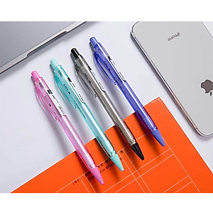 COLNK Mechanical Pencil Set, 6PCS 2.0mm Art Mechanical Pencils for Drafting Writing W/ 2 Tubes of Lead Refills,Drawing Pencils for Sketching Pencils Mechanical for Office School Supplies