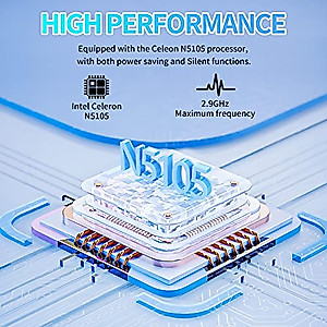 ZWYING 【Win 11 Pro/MS Office 2019】 16 inch FHD IPS high-Performance Laptop high Speed celeron N5105(2.0Ghz) CPU 12G RAM/512GB SSD High Capacity Battery Notebook PC with Backlit Keyboard (12G+512GB)