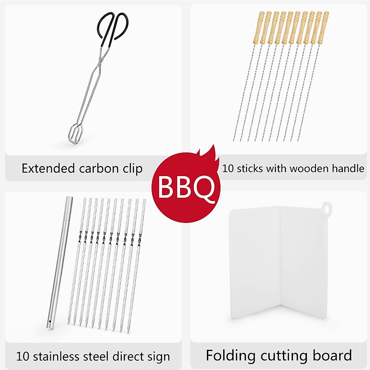 CYXI Camp Cooking Utensil Set & Outdoor Kitchen Gear-29 Piece Cookware Kit, Portable Compact Carry Case,Grill Accessories for Travel, Picnics, RVs, Camping, BBQs, Parties