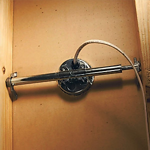 Hubbell Raco 936 4 in. Round Retro-Brace Ceiling Fan-Rated Support, 4 in, Gray