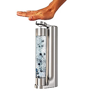 Fizzpod Sparkling Water Maker Soda Maker Infused Fruits Soda Streaming Machine for Carbonating with 1L Carbonating Bottle, Seltzer Fizzy Water Maker, Includes 3 x 1l Carbonating Bottle Compatible with 60L CO2 Carbonator