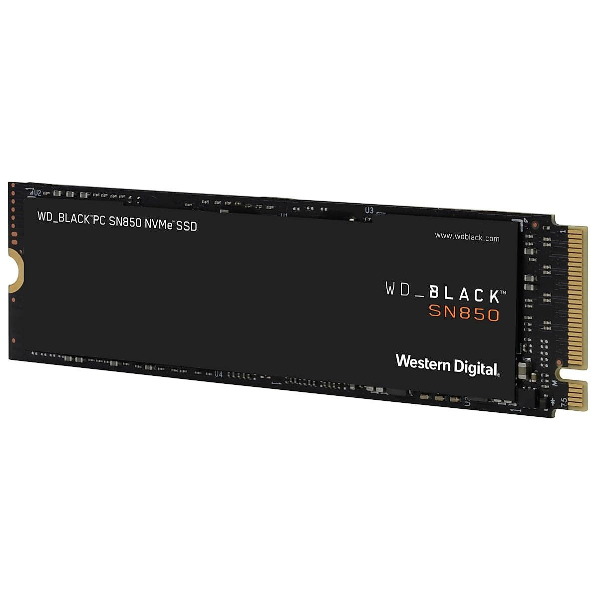 Western Digital WD 500GB WD_Black SN850 NVMe PCIe 4.0 M.2 Internal Gaming SSD Without Heatsink