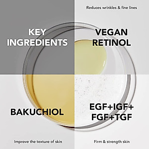 [SKIN&LAB] Retinol Repair Serum | Contains Vegan Retinol, Bakuchiol and Peptides| For Reduce Wrinkles & Fine Lines, Smoothing | Daily Facial Essence | For Sensitive Skin Type | 1.01 fl.oz