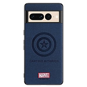 IRON SPIDER Case for Google Pixel 6, with Superhero Character Compatible Pixel 6 Leather Case (Blue)