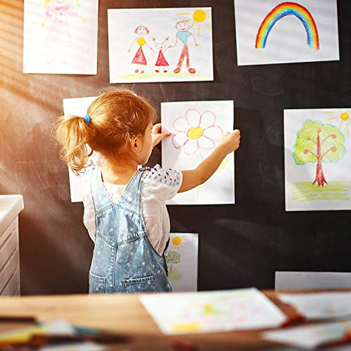 Adhoklop 1248 Pcs (624 Pairs) Dots with Adhesive 0.59 Inch Diameter Hook and Loop Nylon Sticky Back Coins, Adhesive Strips Fastener Round Tapes for School Classroom Teacher Supplies (White)