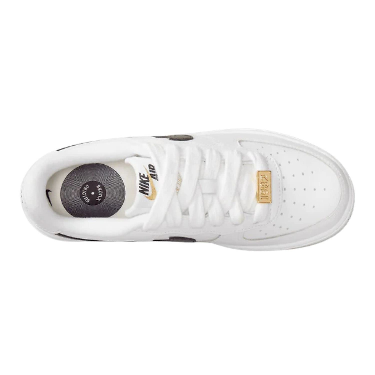 Nike Air Force 1 PRM Mens Size - 7 White/Black-metallic Gold