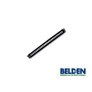 Belden AX103114 KeyConnect Empty Patch Panel, 24-Port