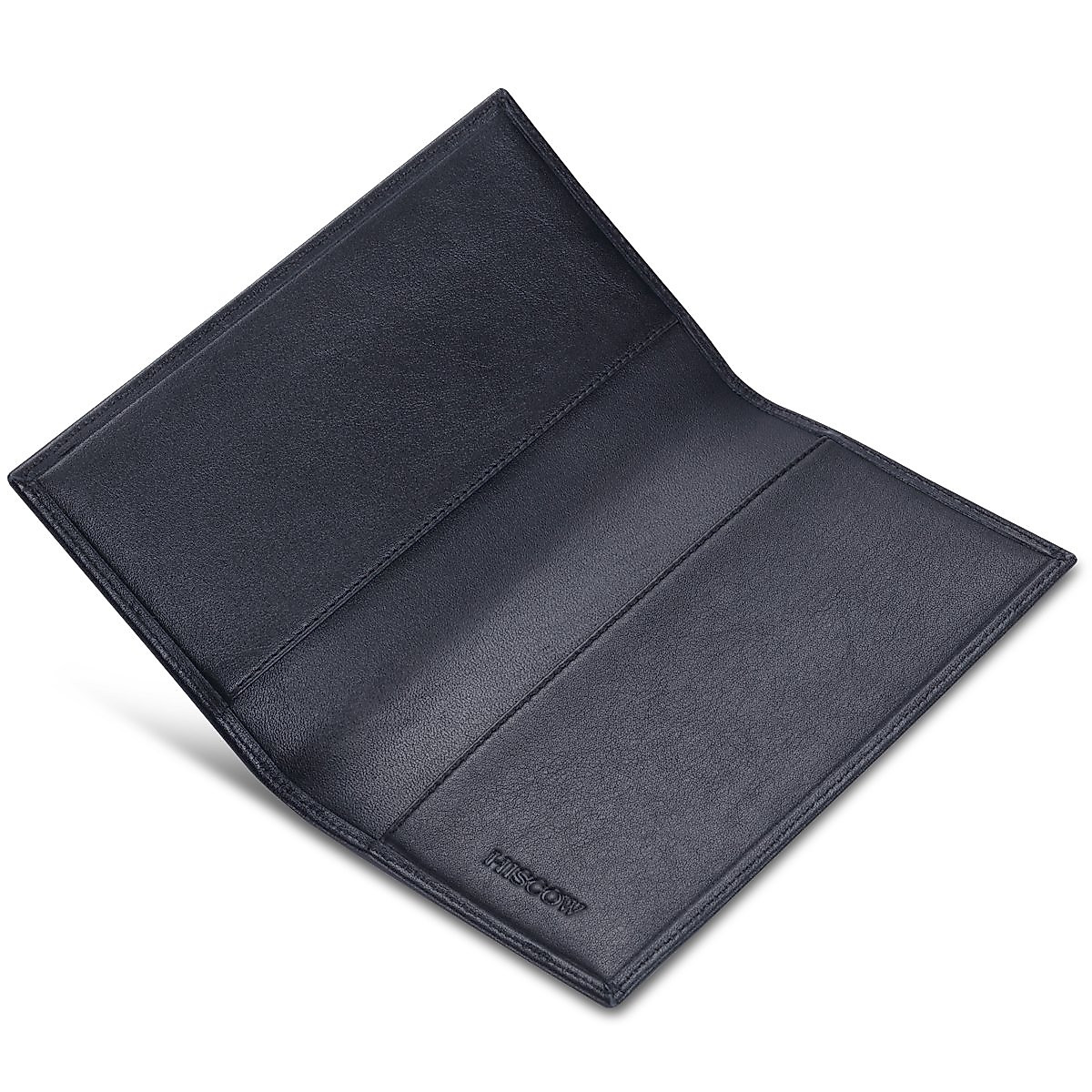 HISCOW Minimalist Checkbook Cover - Full Grain Leather