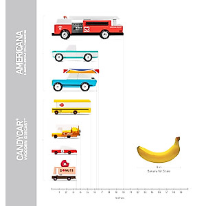 Candylab Toys - CANDYCAR® World Collection - Premium Handcrafted Wooden Car Toy - School Bus