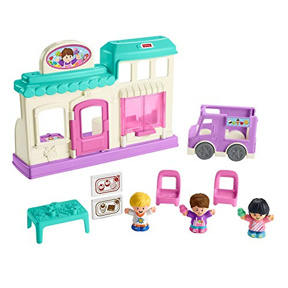 Fisher-Price Little People Time for a Treat Gift Set, Toddler Play Set with Figures