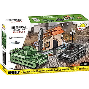 COBI Historical Collection WWII Battle of Arras (1940) Matilda II vs Panzer 38