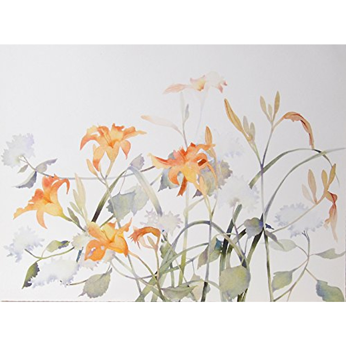 Lilies and Hydrangea