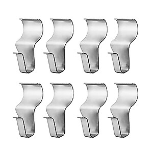 No-Hole Needed Vinyl Siding Hooks Hangers for Hanging 8 Pack, Heavy Duty Light Mailbox Planter Hanger 8 Pack
