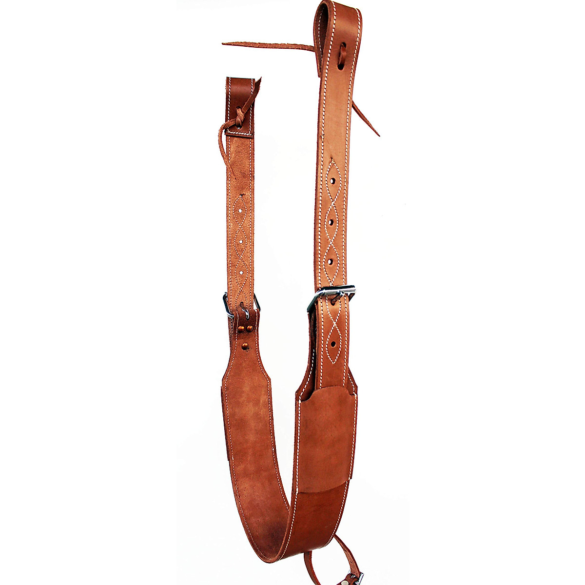 CHALLENGER Western Horse Leather Rear Flank Back Saddle Cinch w/Billets 9758TN