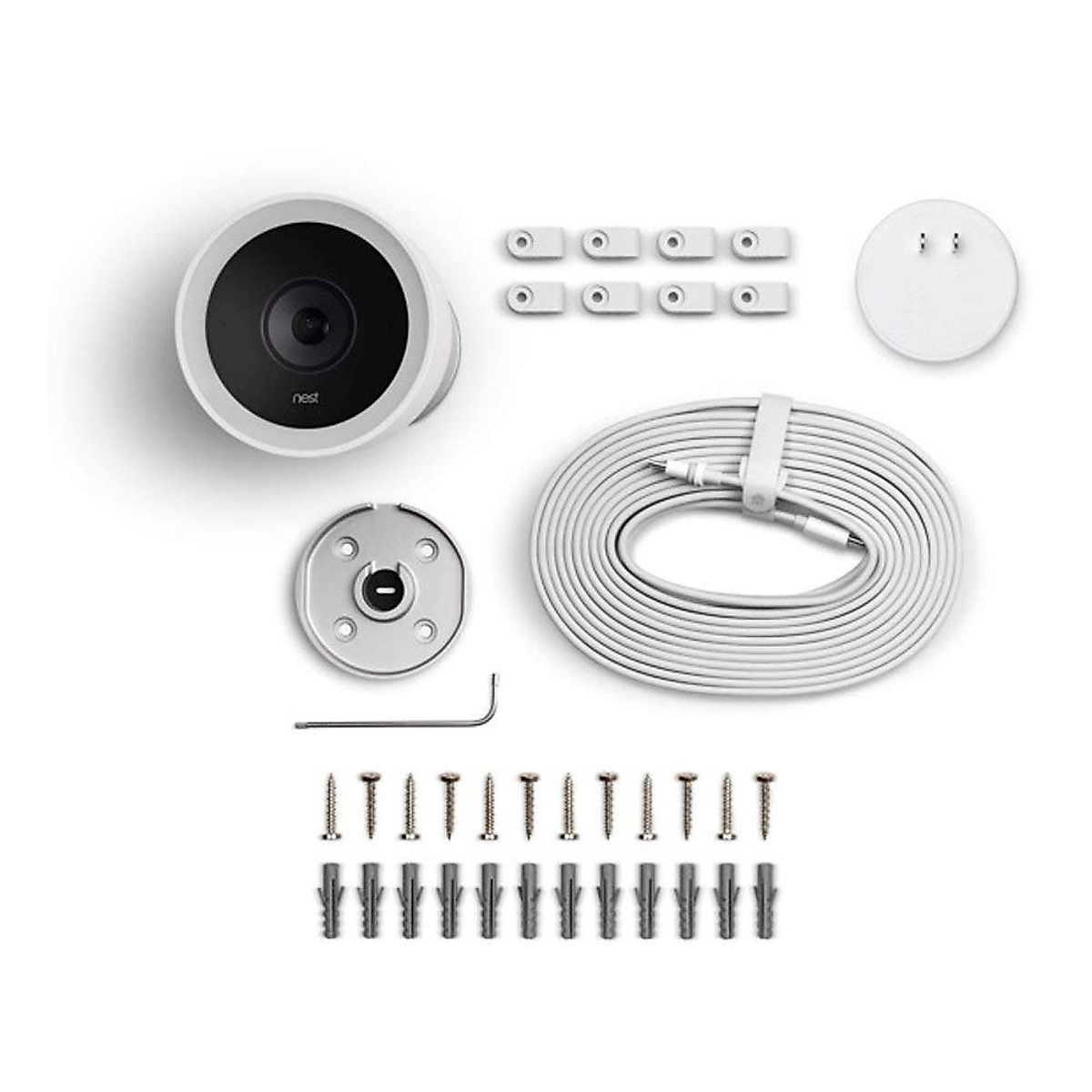 Google - Nest Cam IQ Outdoor Security Camera, NC4100 - White (Renewed)
