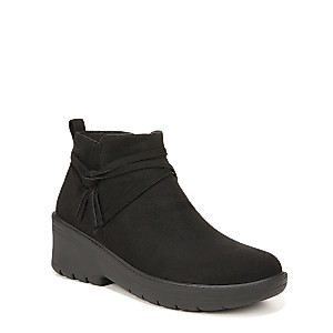 BZees Women's Blaine Washable Comfort Ankle Boots Black 8.5 M